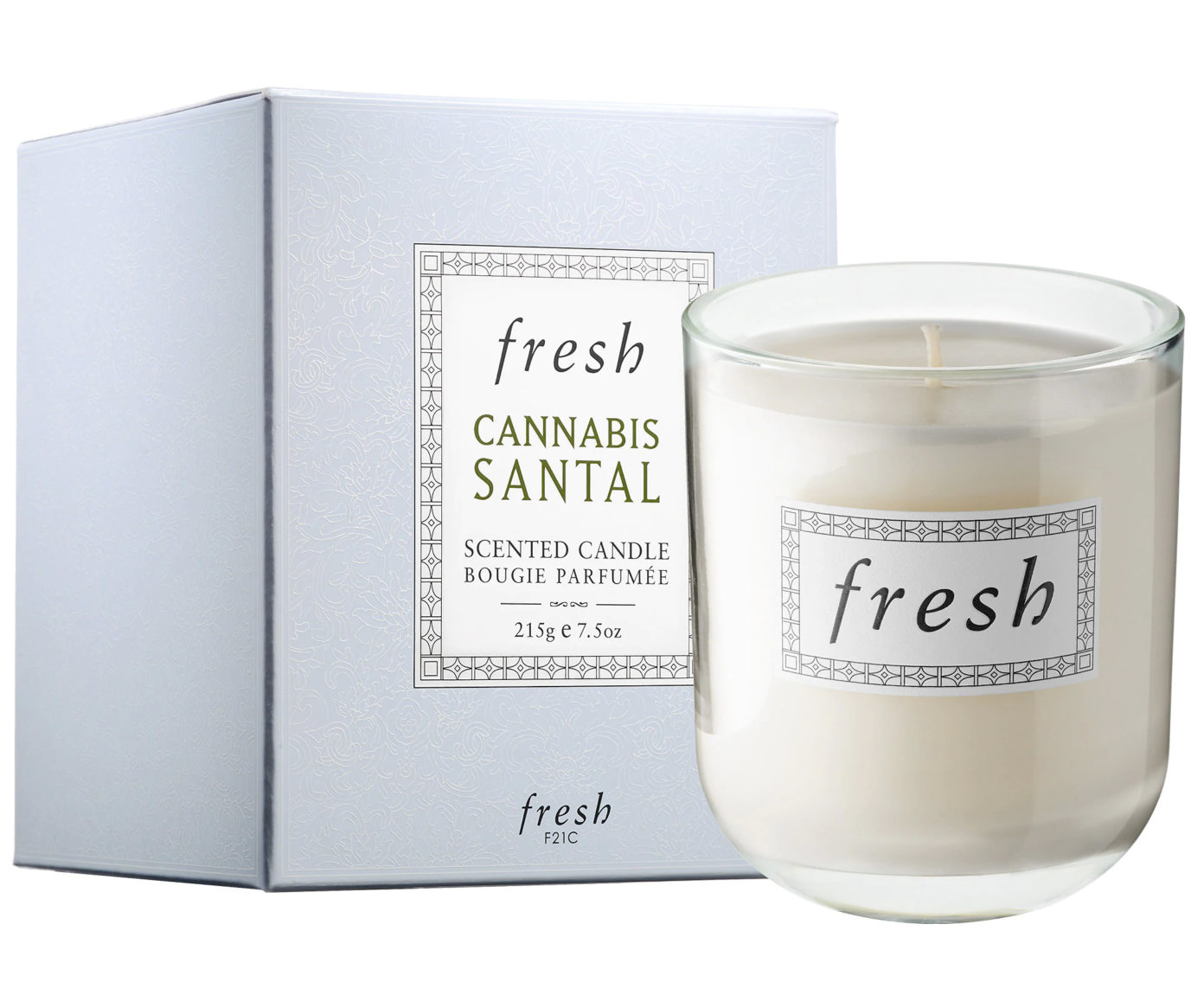 Fresh Cannabis Santal Candle